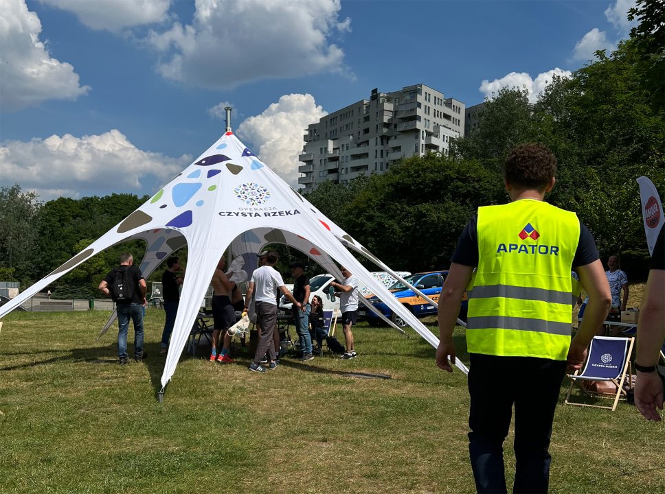 "Clean River" action in Poznań - Apator